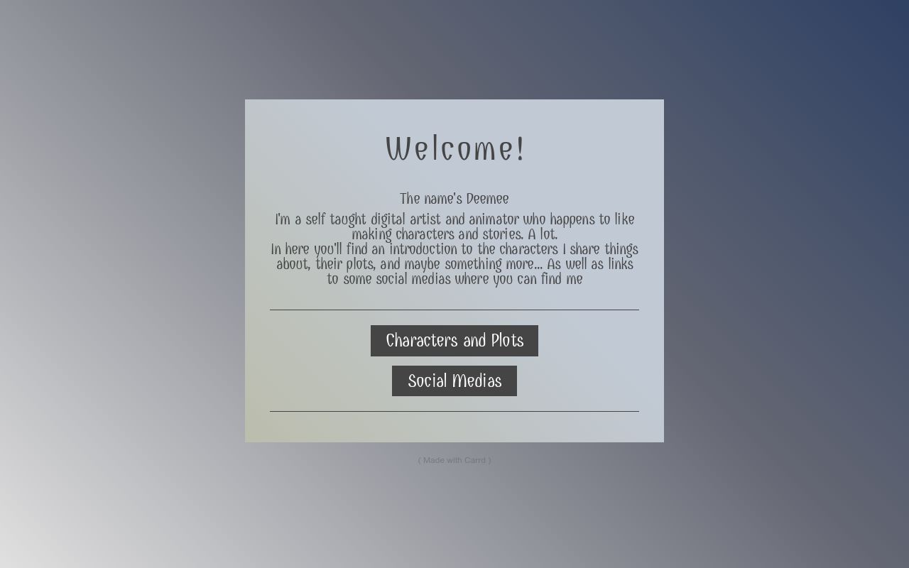 Deemee's Introduction [2023]